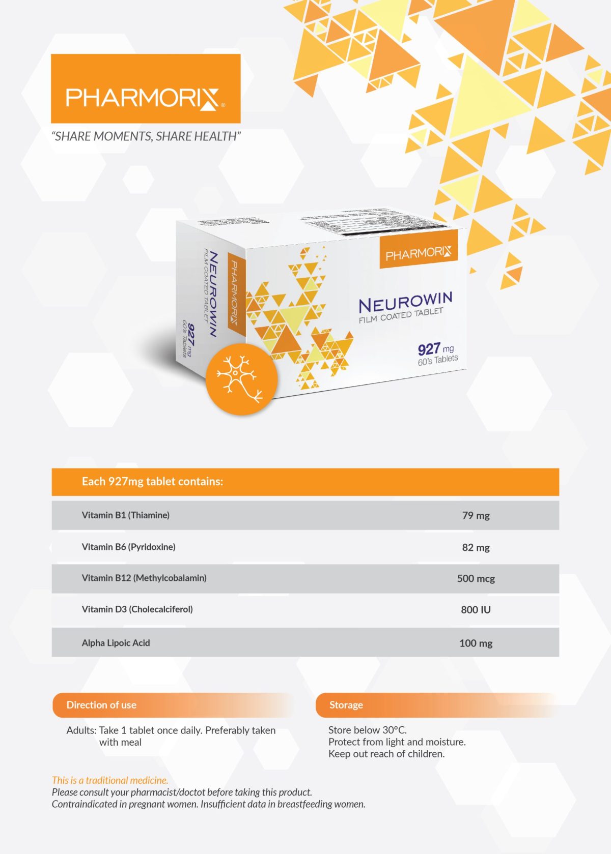 Neurowin 60's - PHARMORIX