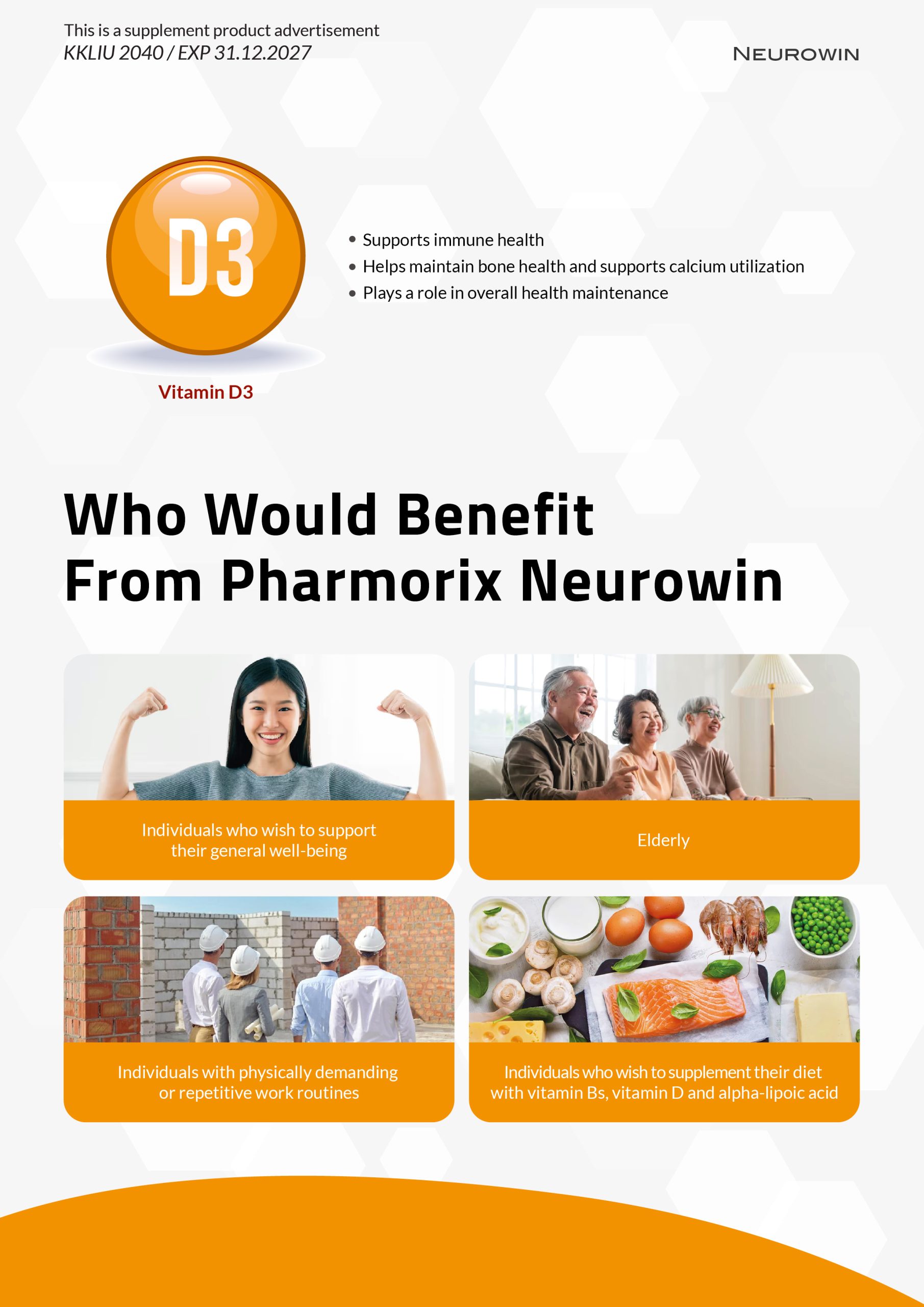 Neurowin film coated tablet 60'S - PHARMORIX